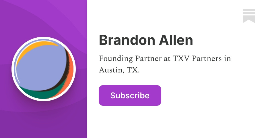 Brandon Allen | Substack