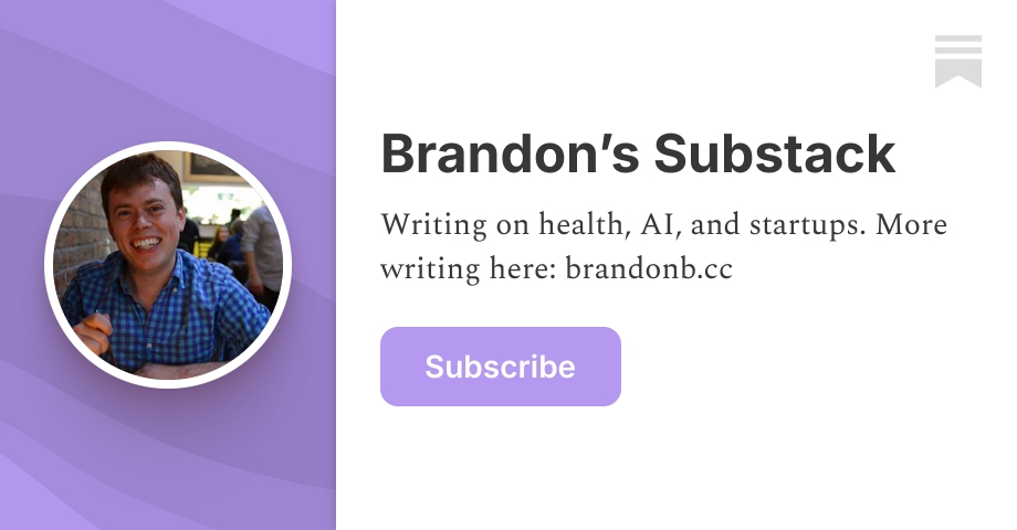 Brandon’s Substack | Brandon Ballinger | Substack