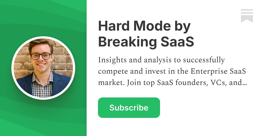 Hard Mode by Breaking SaaS | Thomas Robb | Substack