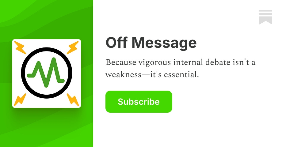 Off Message | Brian Beutler | Substack