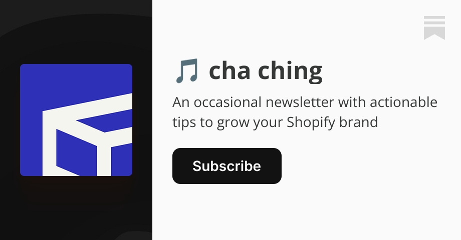 🎵 cha ching | Thomas Kimura | Substack