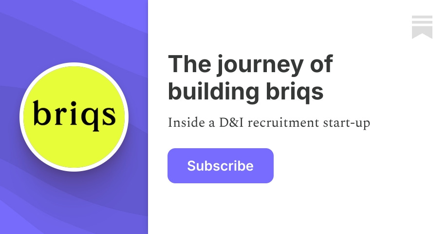 The journey of building briqs | Jack Sallabank | Substack