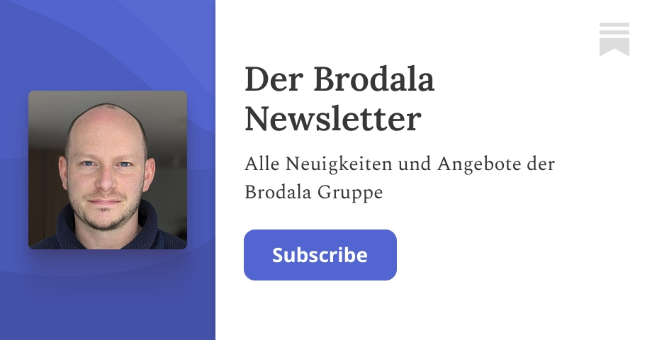 Der Brodala Newsletter | Tobias Brodala | Substack