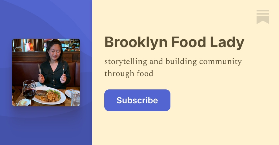 Brooklyn Food Lady | Angela | Substack
