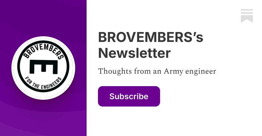 BROVEMBERS’s Newsletter | Substack