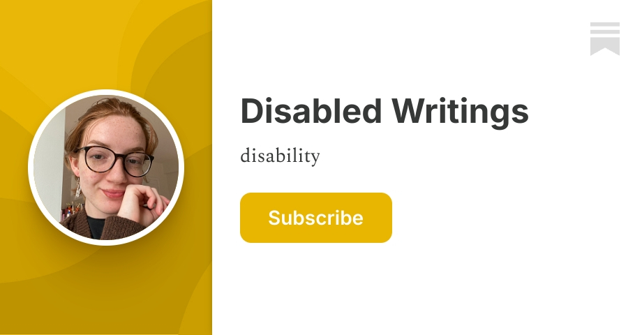 Disabled Writings | Bryan Drew | Substack