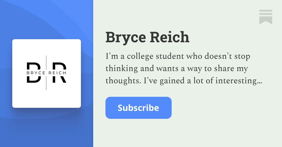 Bryce Reich | Substack