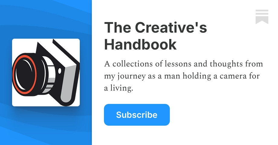 The Creative's Handbook | Bryson Valencia | Substack