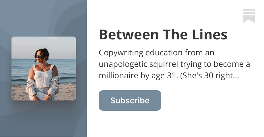 Between The Lines | Sara Noel | Substack