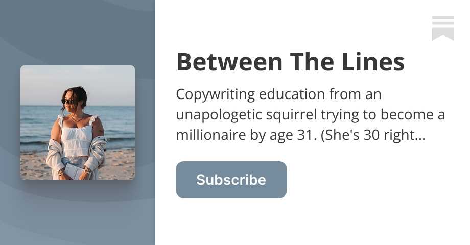 Between The Lines | Sara Noel | Substack