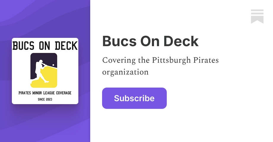 Bucs On Deck | Anthony Murphy | Substack