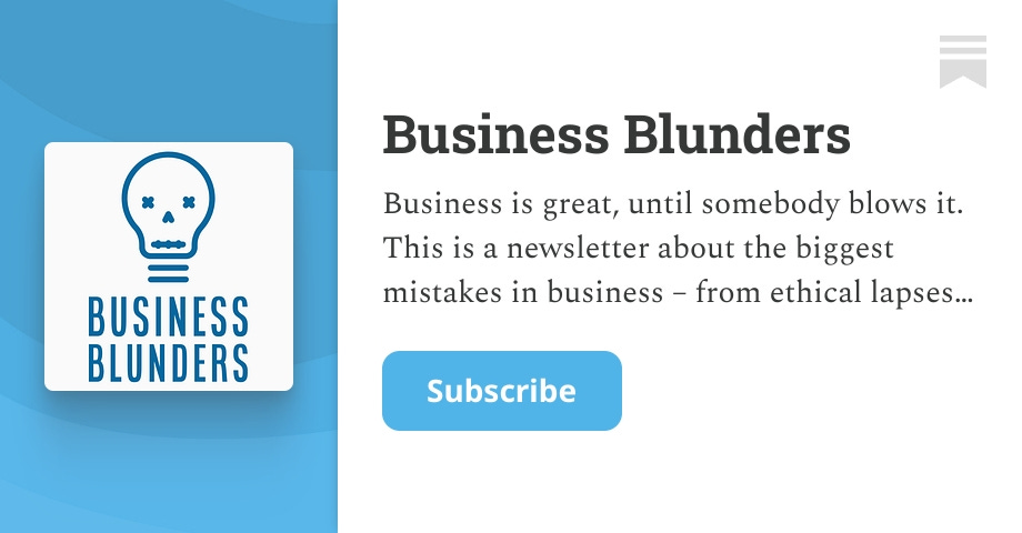 About - Business Blunders