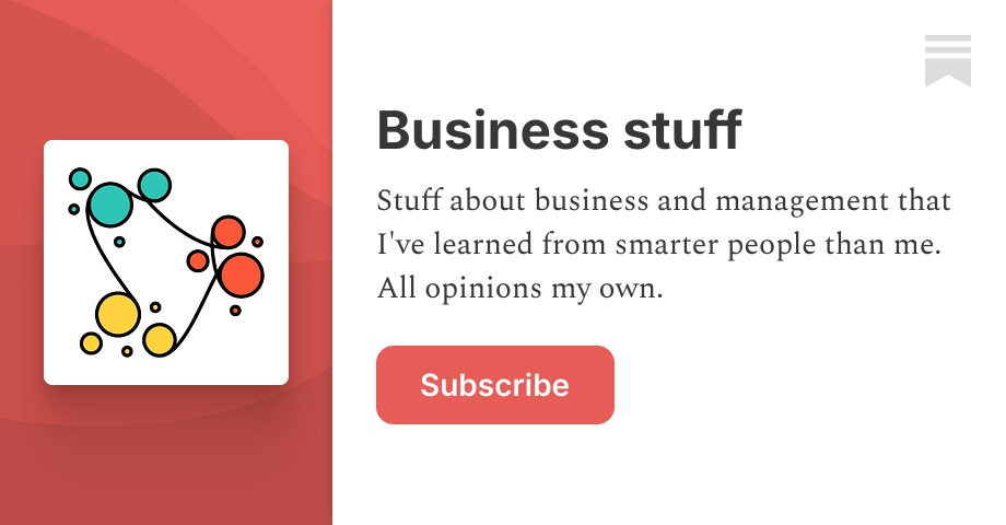 Business stuff | Toby Penk | Substack