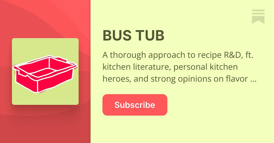 BUS TUB | darcy | Substack
