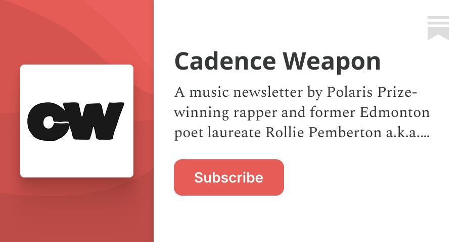 Demos - Cadence Weapon