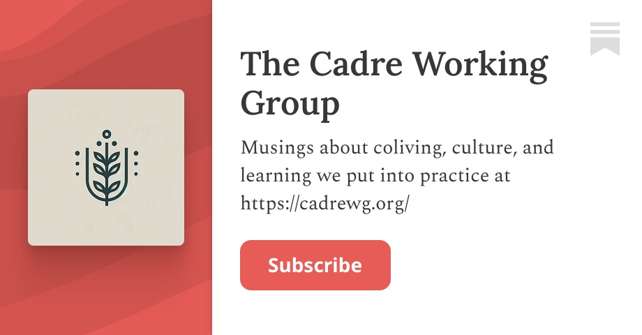 Introduction to The Cadre - The Cadre Working Group