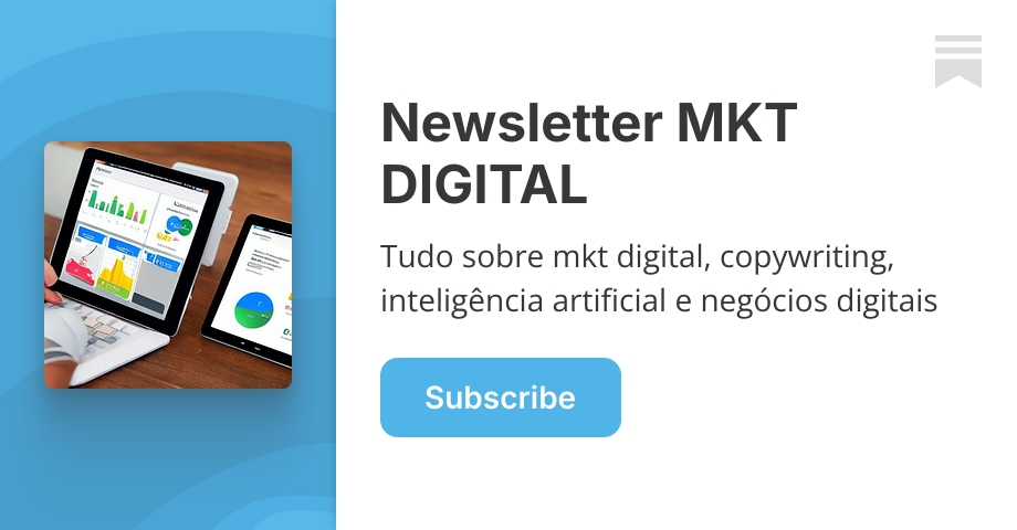 Newsletter MKT DIGITAL | Caio | Substack