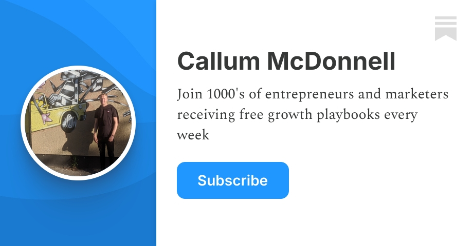 Callum McDonnell | Substack