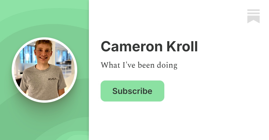 Cameron Kroll | Substack