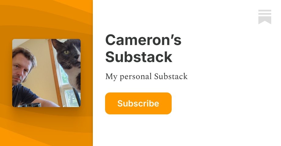 Cameron’s Substack | Cameron h petrie | Substack