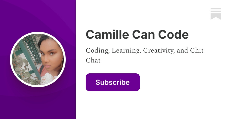 Camille Can Code | Ms. Camille | Substack
