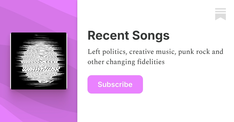 Recent Songs | Cam Scott | Substack