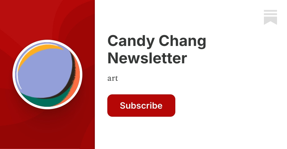 Candy Chang Newsletter | Substack