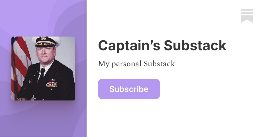Captain’s Substack | Captain Mongo | Substack