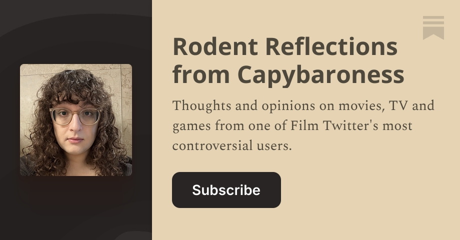 Rodent Reflections from Capybaroness | Esther Rosenfield | Substack