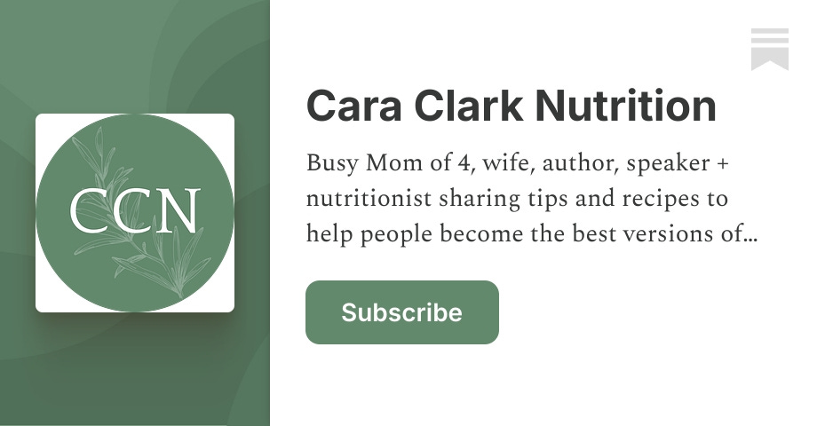 Archive - Cara Clark Nutrition