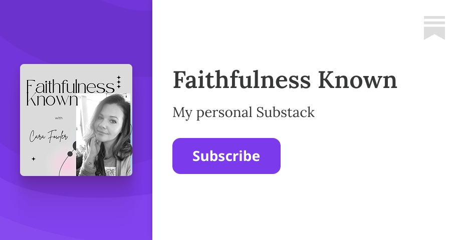 About - Faithfulness Known