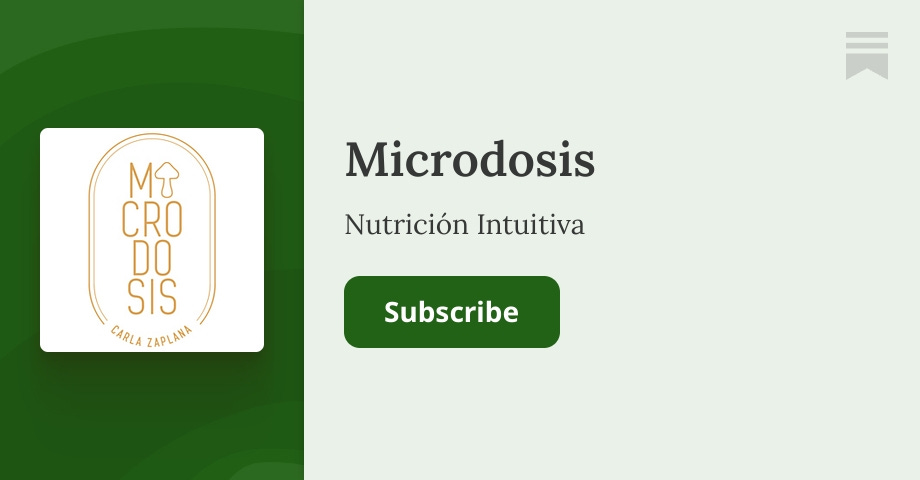 Microdosis | Carla Zaplana | Substack