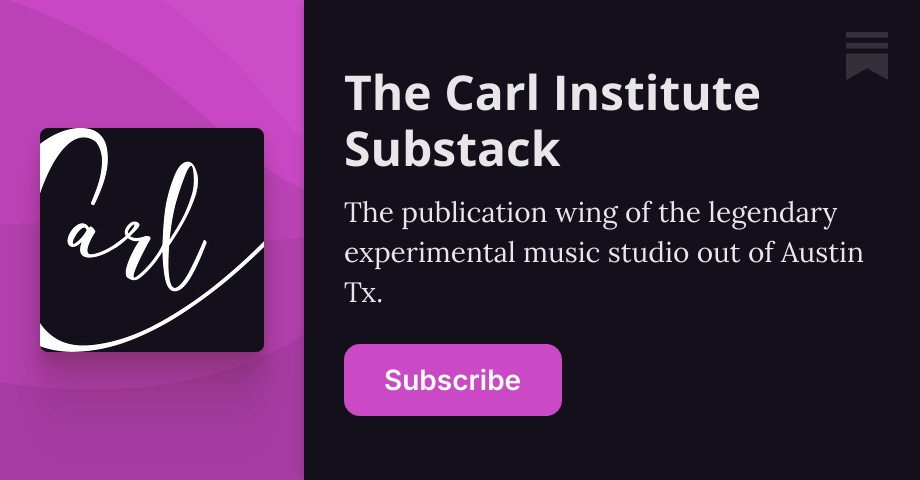 The Carl Institute Substack | Weldon | Substack