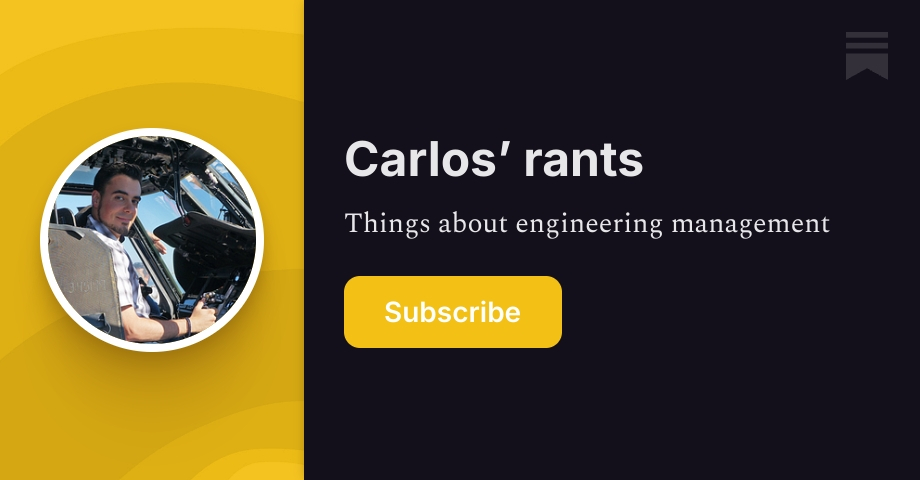 Carlos’ rants | Carlos Mecha | Substack