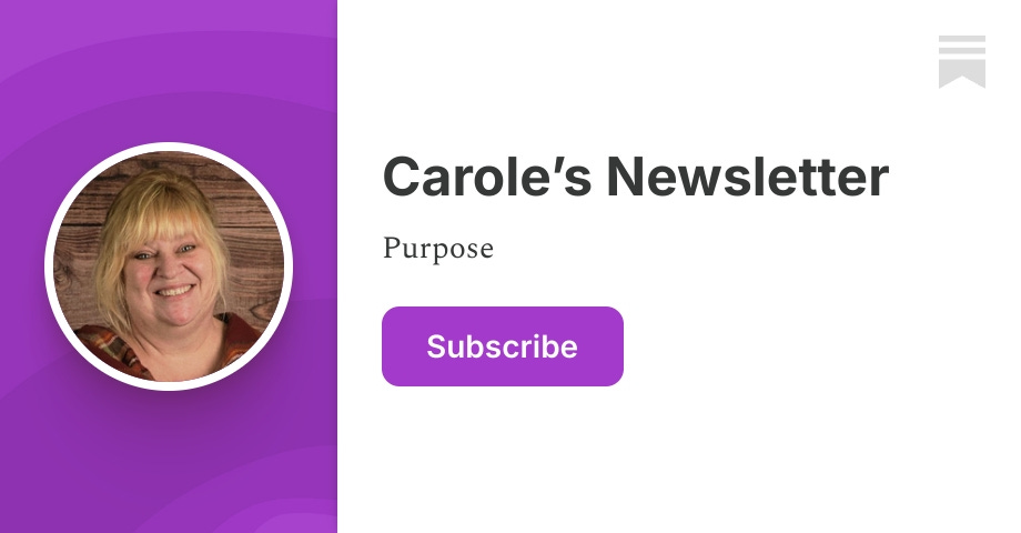 Carole’s Newsletter | Carole L Haines | Substack