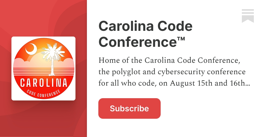 Carolina Code Conference™ | Barry Jones | Substack