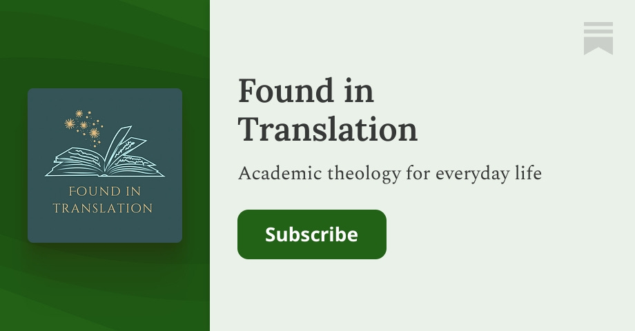 Found in Translation | Caroline Smiley | Substack