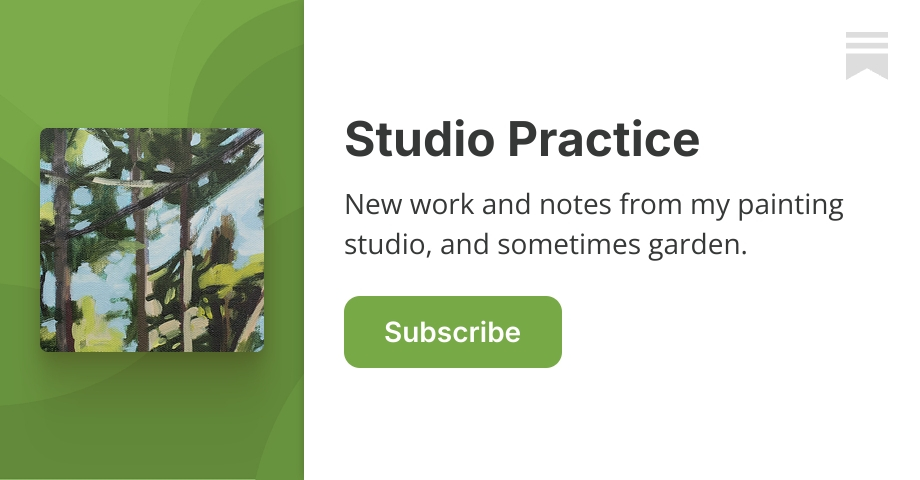 Studio Practice | Carolyn Wiedeman | Substack