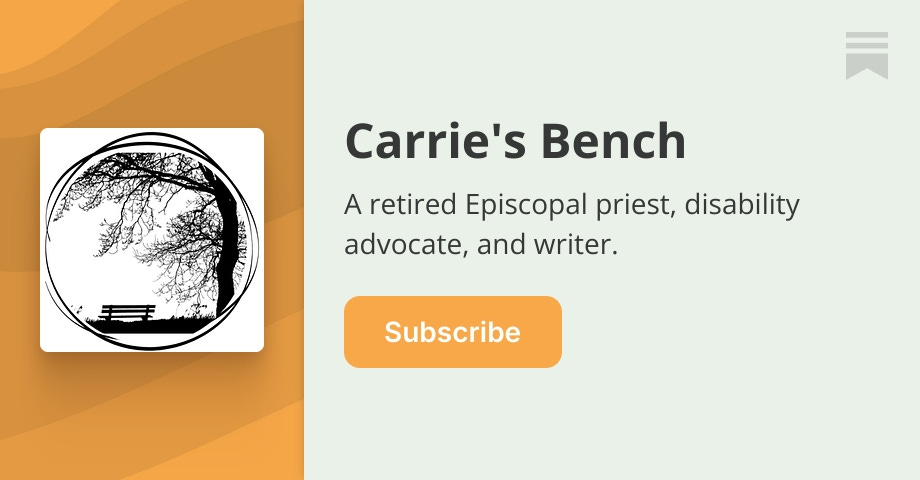 Carrie's Bench | Carrie Craig | Substack