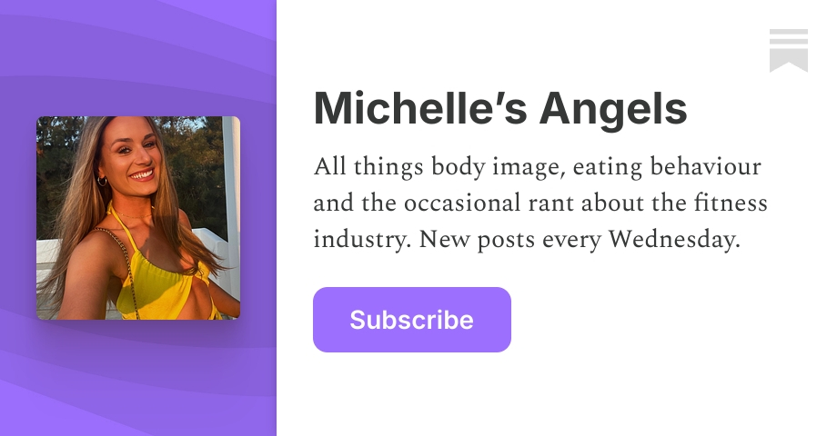 Why women need positive body image - by Michelle Carroll