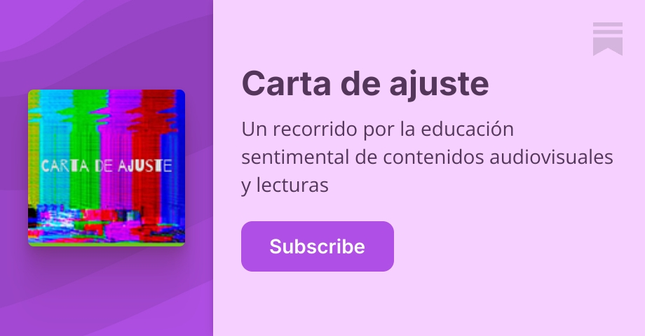 Carta de ajuste | Substack