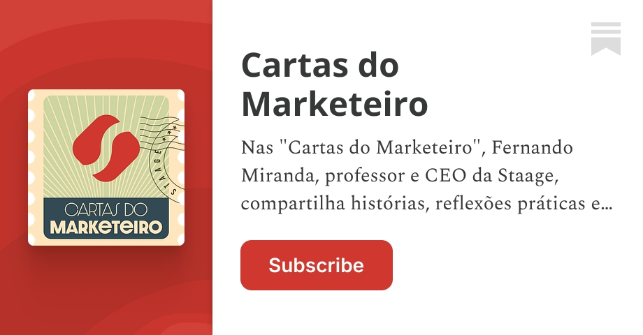 Cartas do Marketeiro | Staage | Substack