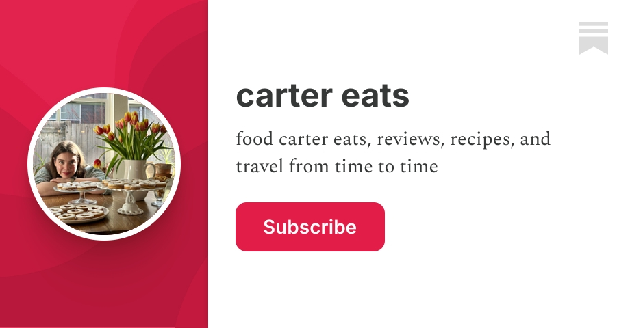 food carter eats & their recipes - carter eats