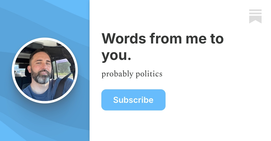 Words from me to you. | Casey | Substack