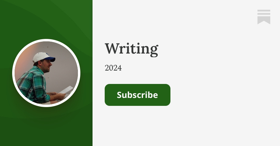Writing in 2024, Entry 2 - by R. C. Key - Writing