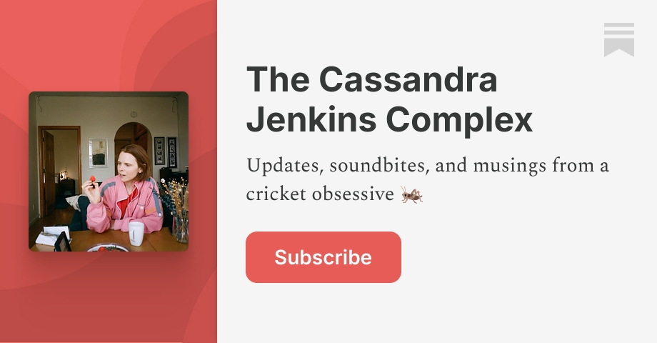 The Cassandra Jenkins Complex | Substack