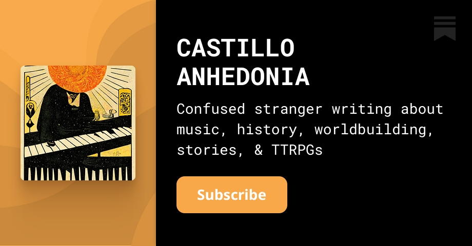CASTILLO ANHEDONIA | Substack