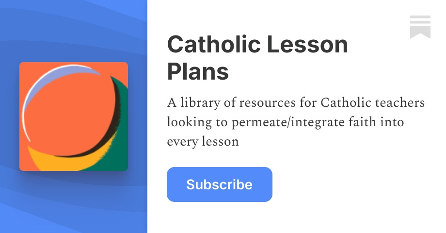 Archive - Catholic Lesson Plans