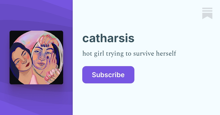 catharsis | Cathy Li | Substack