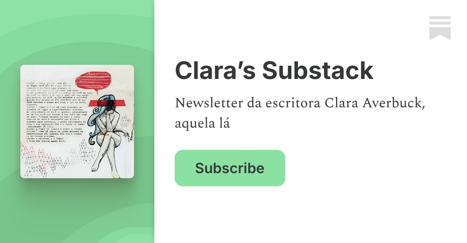 Clara’s Substack | Clara Averbuck | Substack